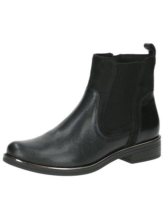 Caprice Damen Chelsea Boots mit Rei&szlig;verschluss Kleiner Absatz, Schwarz (Black Comb), 37 EU