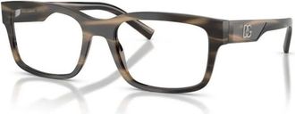 Dolce & Gabbana Homme, Accessoires, Brun, Taille: 57 MM Dg3352 3200 Optical Frame