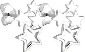 Elli Boucles dOreilles - Clous et puces Étoiles - Argent - 925/1000 - 310391011