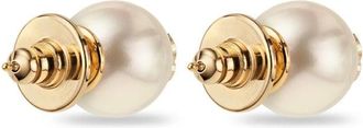 Jimmy Choo London Pearl Stud Earrings - White