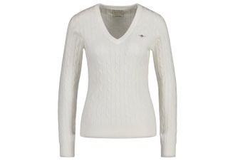 GANT Sweater Damen Strickpullover Baumwolle