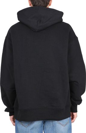 Department Five Drawstring Hood Sweatshirt - Black