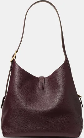 Kate Spade New York Kate Spade Deco Schultertasche, Gro&szlig; f&uuml;r Frauen in Brombeerrot | LEDER
