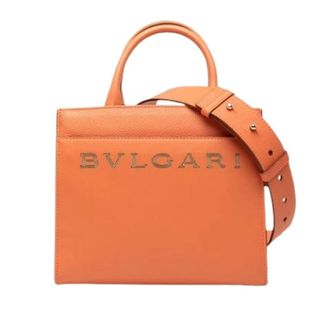 Bulgari Sac &agrave; main vintage Pre-owned - Femme - Pre-owned - Orange - Taille: ONE Size
