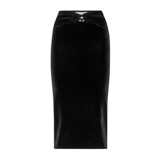 Philipp Plein Midi-Rock mit Cut-Outs - - Skirts - Damen - Schwarzk - M