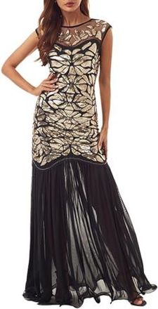 Generic Robe De Soiree Femme Paillettes, Robe Annee 20 Vintage-Robes De Mariage Longue Chic Et EléGante Slim Fit Grande Taille Pas Cher Dresses Sequins DéCont