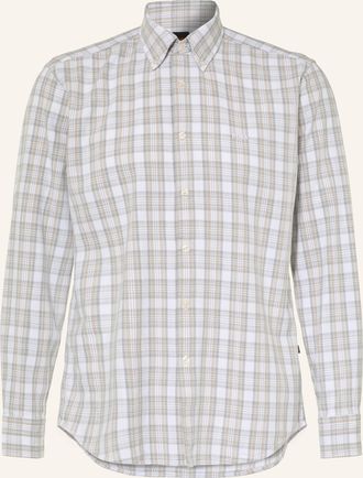 HUGO BOSS Hemd Ricoplus Regular Fit weiss