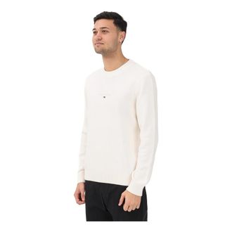 Tommy Jeans Rundhals-Strickware - - Knitwear - Herren - Wei&szlig; - M