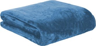 Brandsseller Kuscheldecke Wohndecke Tagesdecke Cashmere Feeling Größen (220 x 240 cm, Blau/Türkis)