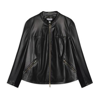 Fiorella Rubino Damen, Jacken, Schwarzk, 7XLGr&ouml;&szlig;e