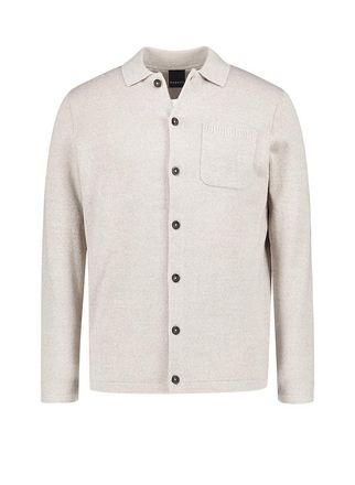Bugatti Herren Cardigan beige unifarben