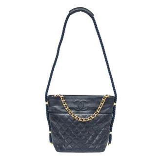Chanel Sac 2-way Pre-owned avec cha&icirc;ne - Femme - Pre-owned - Bleu - Taille: ONE Size
