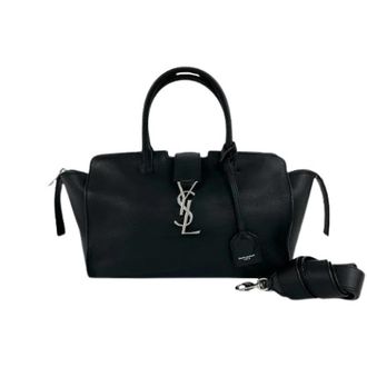 Saint Laurent Pre-owned Baby Duffle Leather 2way Bag - - Pre-owned - Damen - Schwarzk - ONE SIZE