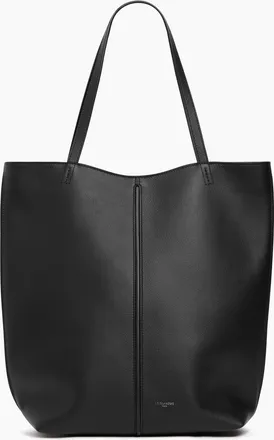 Le Tanneur Sac cabas moyen mod&egrave;le Hortense en cuir grain&eacute; double face
