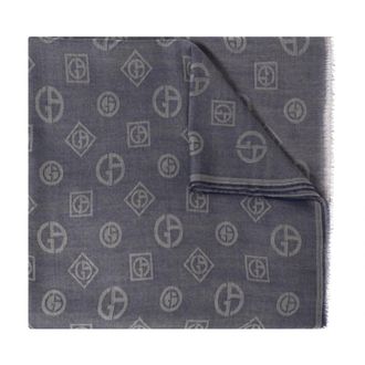 Giorgio Armani Kaschmirschal - - Accessories - Herren - Blau - ONE SIZE