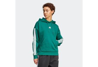 adidas Kapuzensweatshirt ESSENTIALS 3-STREIFEN FLEECE HOODIE