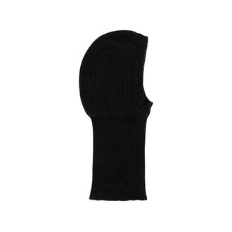 Ann Demeulemeester Rippstrickm&uuml;tze - - Accessories - Herren - Schwarzk - ONE SIZE