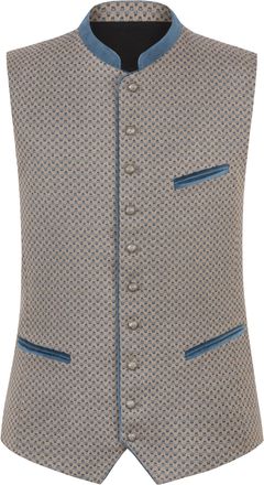Stockerpoint Herren Stanley Trachtenweste, Rauchblau, 56