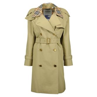 Burberry Beige Castleford Trench Coat - - Coats - Damen - Beige - XS