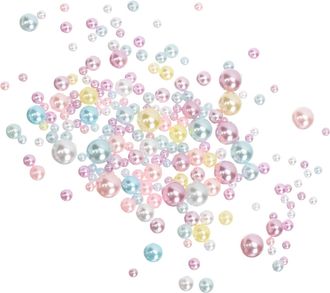 Holibanna JECOMPRIS 400 St&uuml;ck Schwimmende Perlen ohne Bunte Vase Dekoperlen Kunststofffrei als Vasenf&uuml;ller f&uuml;r Blumen Tischdeko Hochzeits Eventdekoration Leicht