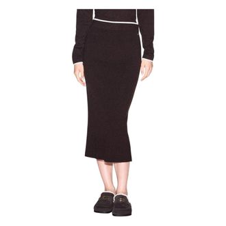 A|X Armani Exchange Jupe midi - Femme - Jupes - Brun - Taille: 38 FR