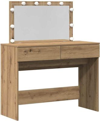 vidaXL Coiffeuse ch&ecirc;ne artisanal 100 x 40 x 120 cm Bois ding&eacute;nierie Vidaxl