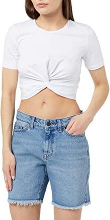 Noisy May Noisy may Short pour Femme, Bleu Jeans Clair, M