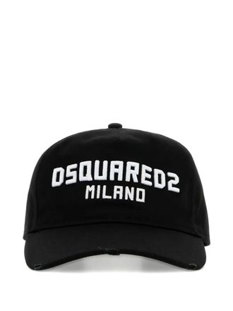 Dsquared2 Baseballkappe mit Stickerei - Schwarz