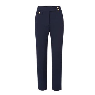 Veronica Beard Femme, Pantalons, Bleu, Taille: 38 FR Pantalon Slim Renzo Bleu Marine