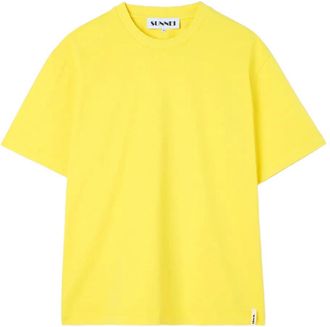 Sunnei cotton T-shirt - Gelb