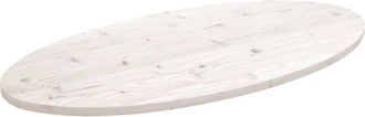 vidaXL Furniture Limited - Dessus de table blanc 90x45x2,5 cm bois de pi