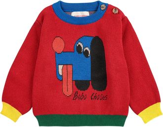 Bobo Choses Doggy Mate Jacquard Jumper