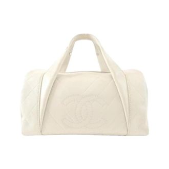 Chanel Pre-owned Boston Bag - - Pre-owned - Damen - Wei&szlig; - ONE SIZE