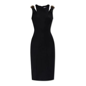 Versace Jeans Couture Femme, Robes, Noir, Taille: 38 FR Robe sans manches