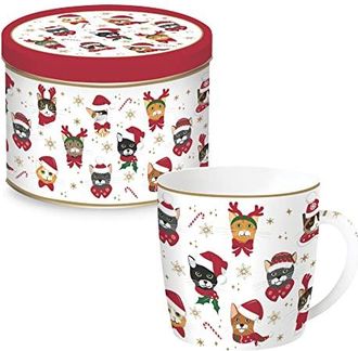 Easy Life Tasse aus Porzellan, 35 ml, in Metalldose