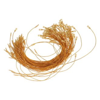 BESPORTBLE OSALADI 1000 St&uuml;ck Weihnachtsdeko Ornamentaufh&auml;nger mit Karabinerhaken Vorgeschnittene Kunststoffseile mit Druckknopf Silberfarben f&uuml;r Christbaumkugel