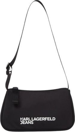 Karl Lagerfeld Karl Lagerfeld Jeans, Damen, Essential Nylon Shoulder Bag, Schwarz, One size