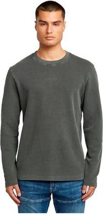 G-Star G-Star Homme T-Shirt &Agrave; Manches Longues Overdyed, Gris (asfalt gd D25965-D895-B575), XS