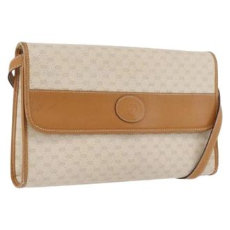Gucci Pre-owned PVC Schultertasche - - Pre-owned - Damen - Beige - ONE SIZE