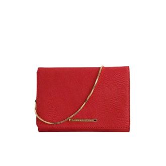 Ralph Lauren Pre-owned Leder Clutch - - Pre-owned - Damen - Rot - ONE SIZE