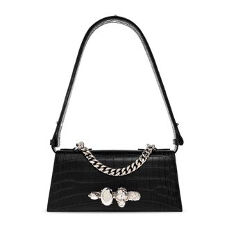 Alexander McQueen Jewelled Shoulder Mini - - Bags - Damen - Schwarzk - ONE SIZE