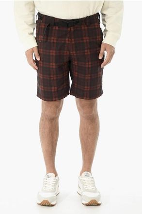 Woolrich Plaid Shorts COOL MESH with Industrial Belt size L