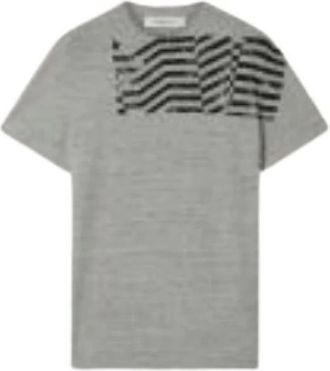 Golden Goose Homme, Tops, Gris, Taille: XL T-Shirt Regular