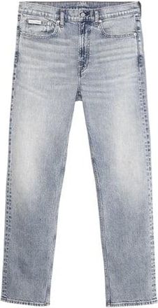 Calvin Klein Jean droit en coton m&eacute;lang&eacute;