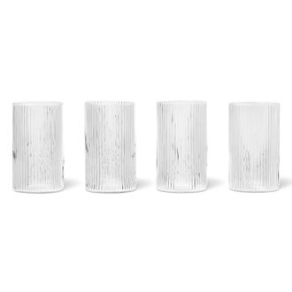 Ferm Living Verres Ripple - Set de 4 Ferm Living