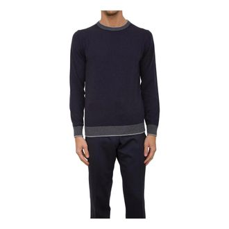 PESERICO Stilvolles Strickoberteil - - Knitwear - Herren - Blau - L