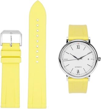 Generic Fluorkautschuk-Uhrenarmband f&uuml;r Pilot Portofino Band f&uuml;r Armband Schnellverschlussarmband 20mm 22mm