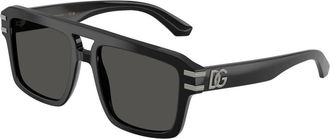 Dolce & Gabbana Lunettes de soleil Aviator - Homme - Accessoires - Noir - Taille: 54 MM