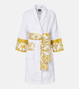 Versace Bademantel I Love Baroque aus Baumwollfrottee