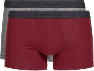 Eminence Lot de 2 boxers en coton stretch